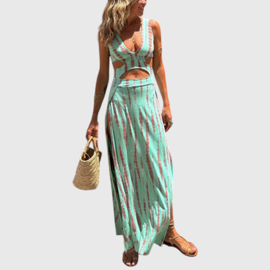 Nora - Plunge Cut-Out Dress – Susan & Colin Manchester